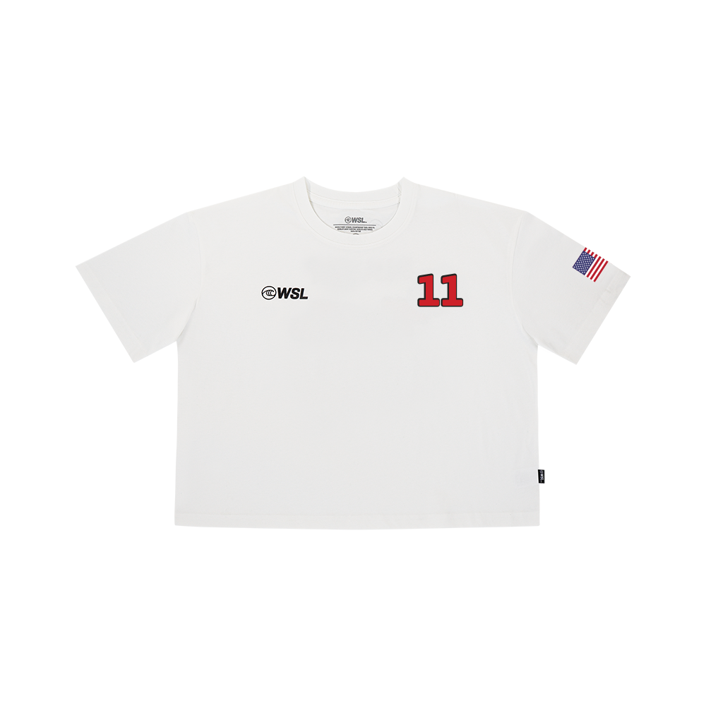 2025 Official Kelly Slater Crop Jersey Tee – World Surf League