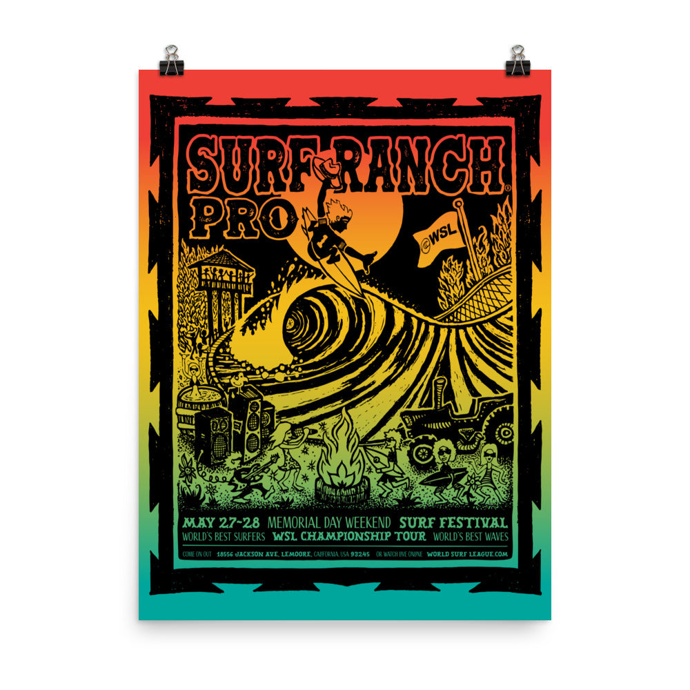 2023 Surf Ranch Pro Official Poster – World Surf League