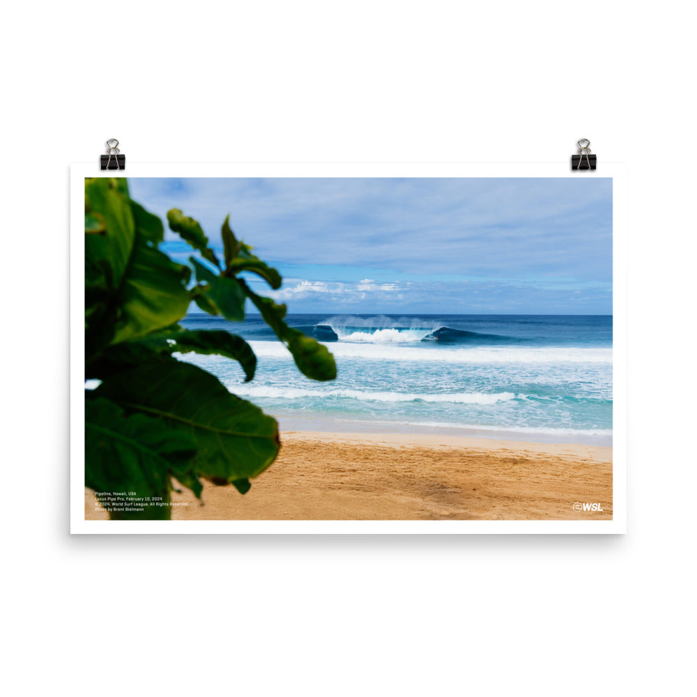2025 Lineup Poster: Pipeline, Hawaii – World Surf League