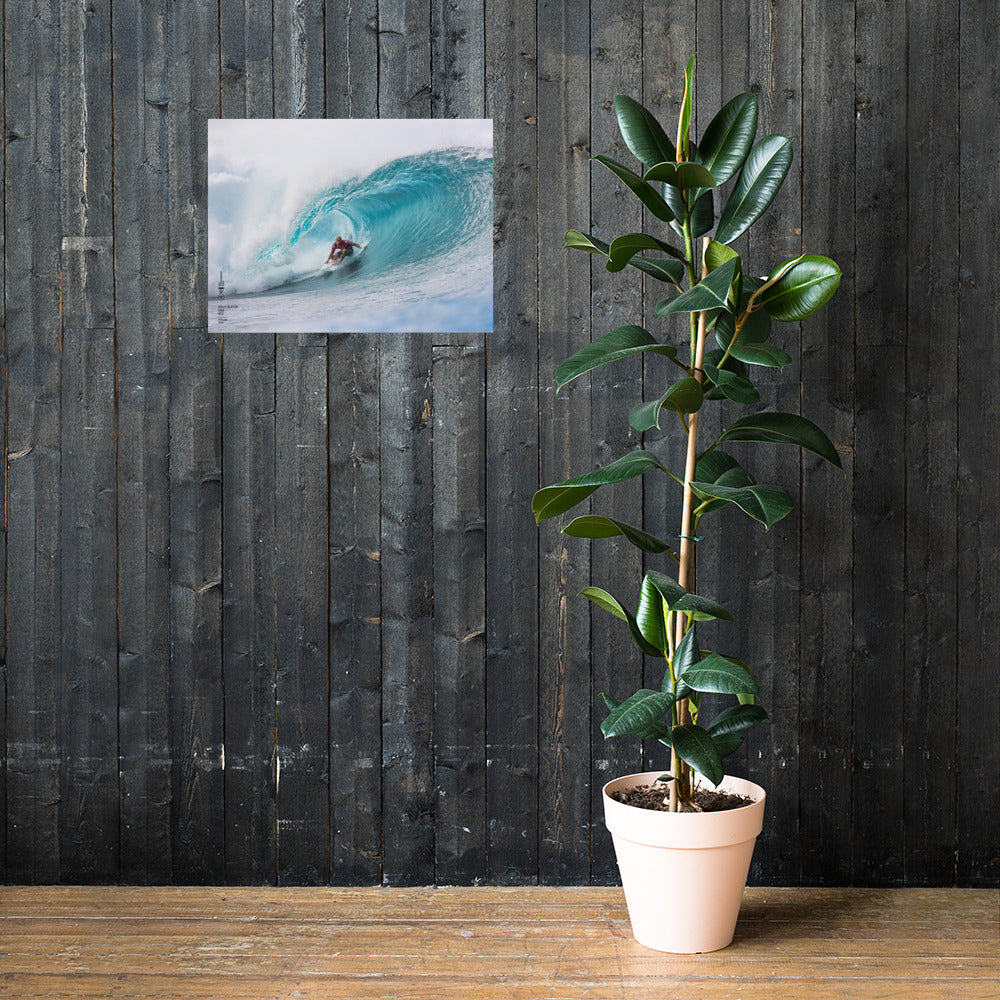 Kelly Slater Poster (Unframed): Pipeline, 2020 – World Surf League