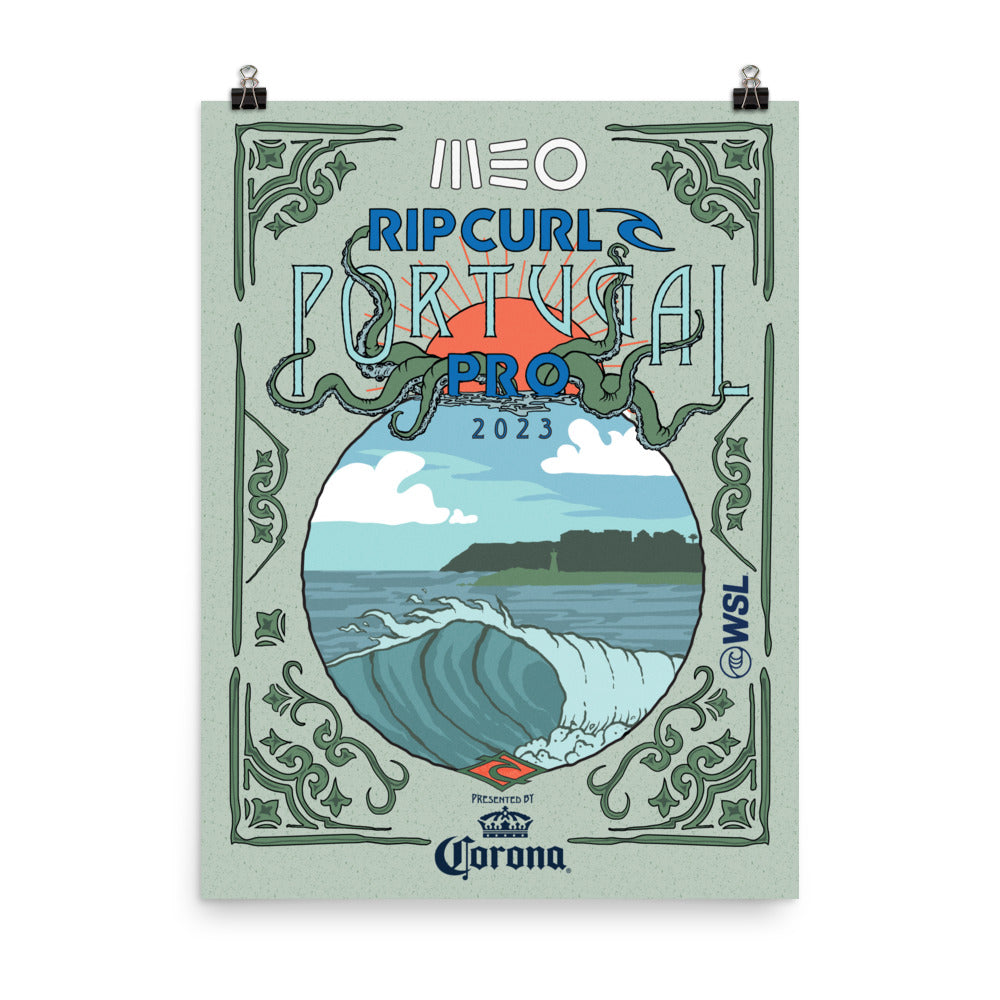2023 MEO Rip Curl Pro Portugal Official Poster – World Surf League