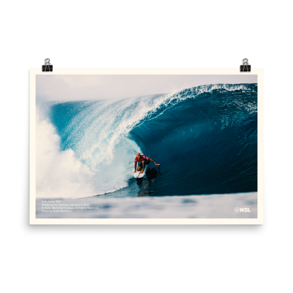2023 Kelly Slater Poster: Billabong Pro Pipeline, 2022 – World Surf League