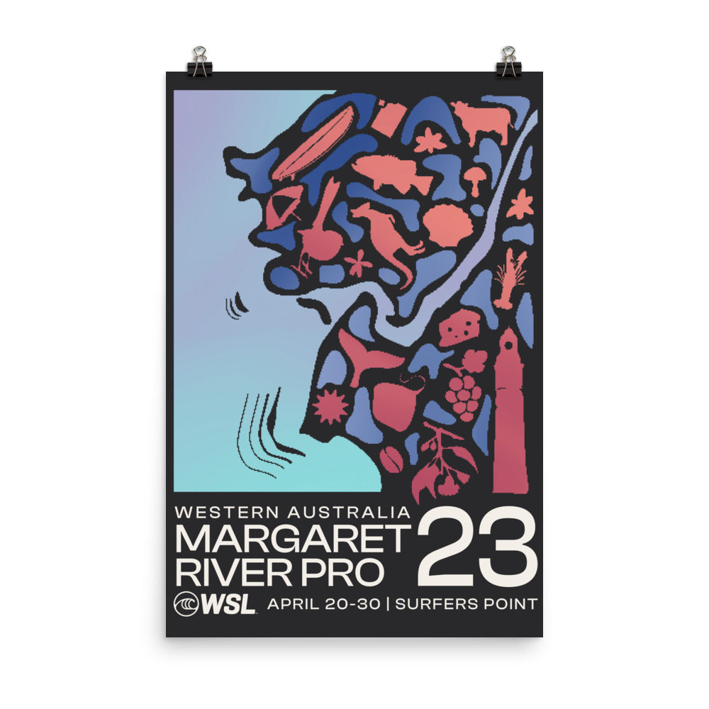 2023 Official Margaret River Pro Poster – World Surf League